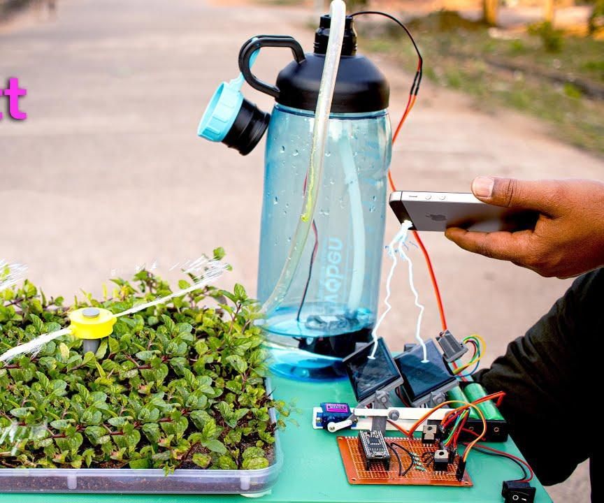 Advance Solar Tracking and Automatic Sprinkler Irrigation Science ...