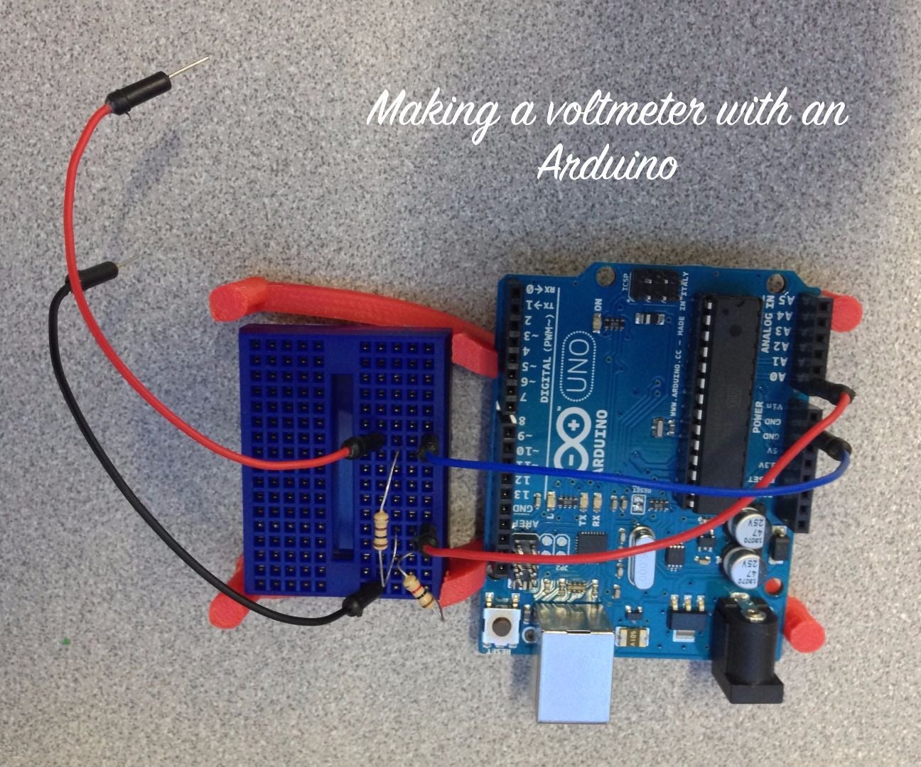 Voltmeter With Arduino 4 Steps Instructables