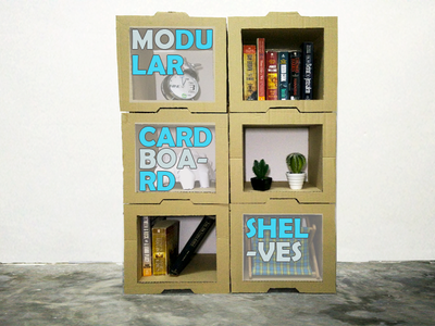 Modular Cardboard Shelves : 4 Steps (with Pictures) - Instructables