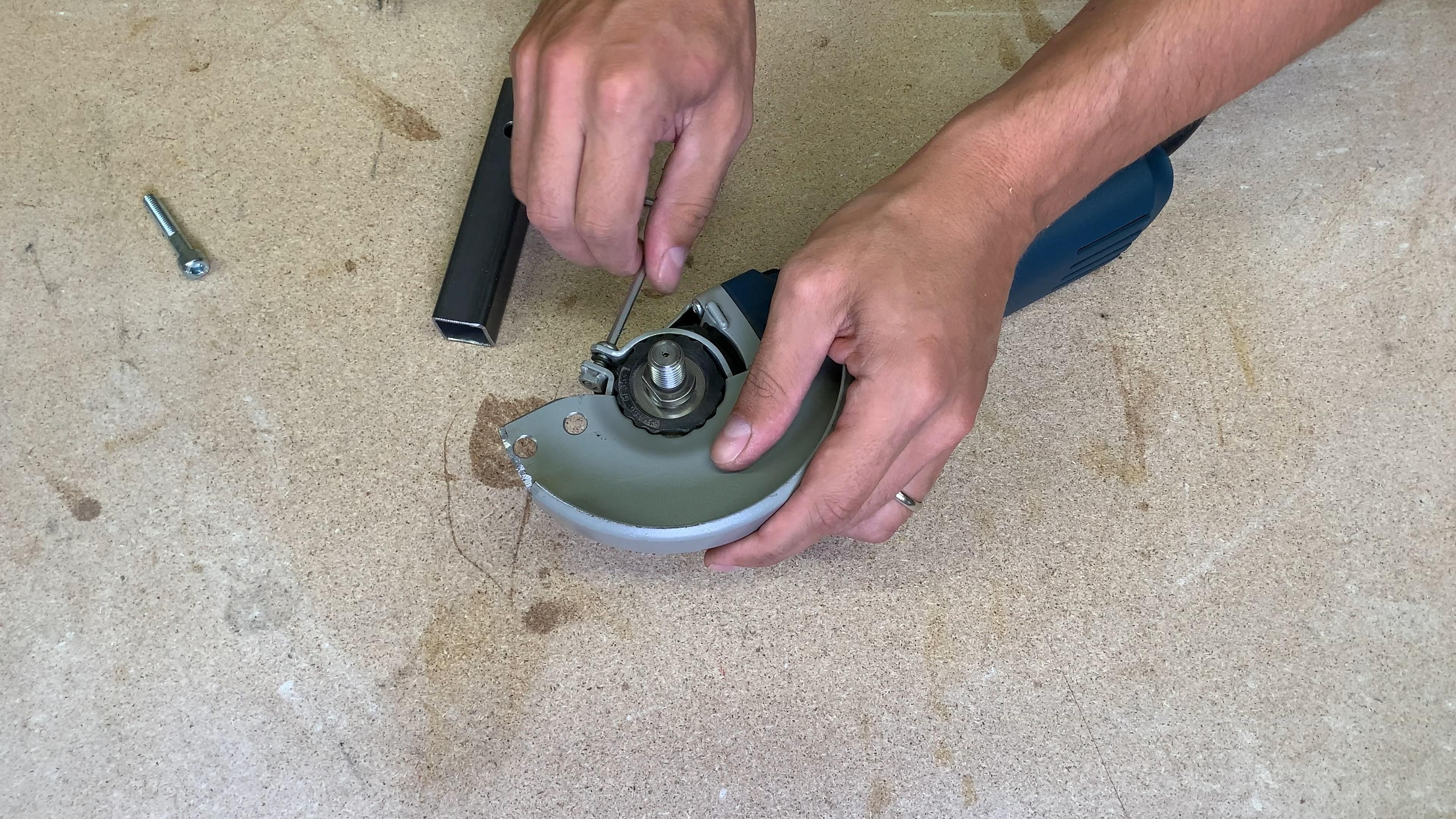 A Power File From an Angle Grinder : 15 Steps (with Pictures ...