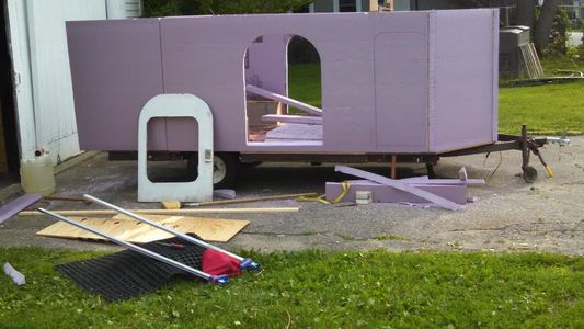 Mercury Foam Teardrop, How to Build a Foam Teardrop Trailer. Rot Proof ...