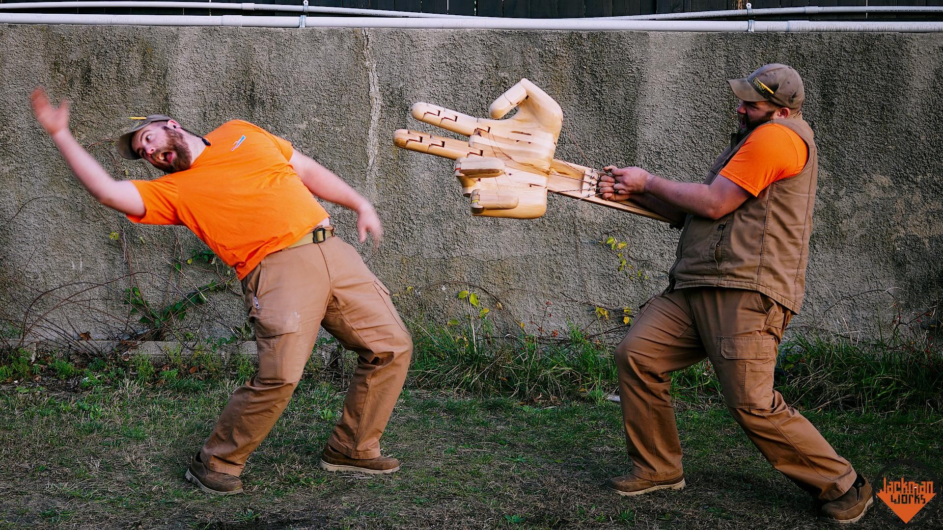 Building Giant Articulated Hands (carved From Wood for Social ...