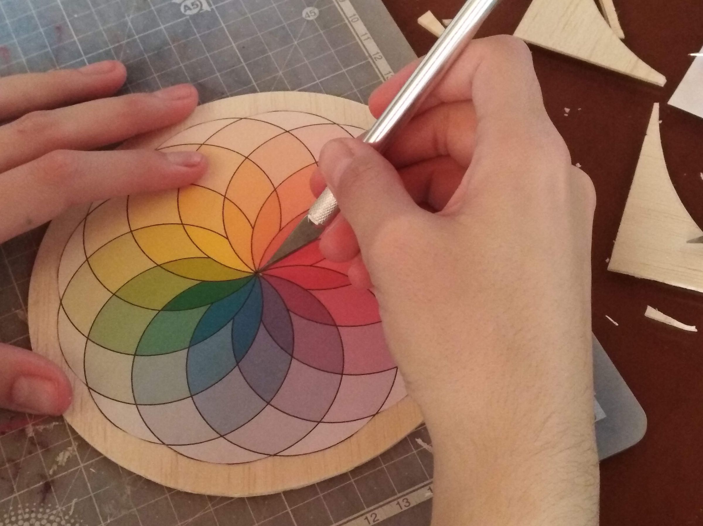 Color Wheel Puzzle : 8 Steps (with Pictures) - Instructables