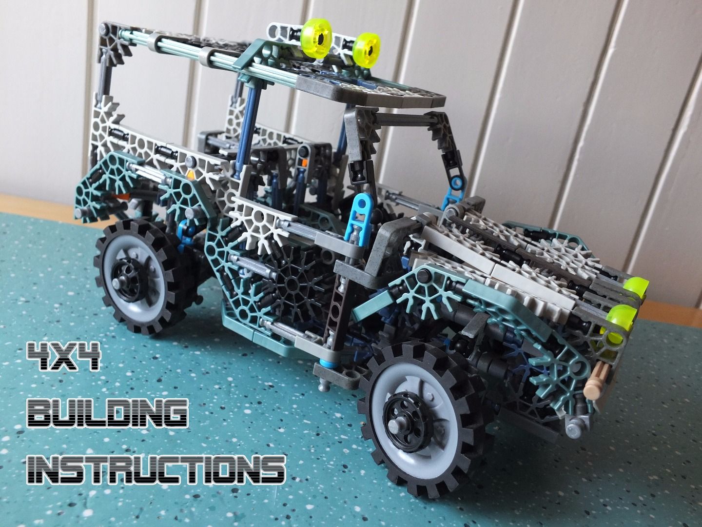 K'NEX 4x4 W/ Working Suspension & Front Steering : 8 Steps - Instructables