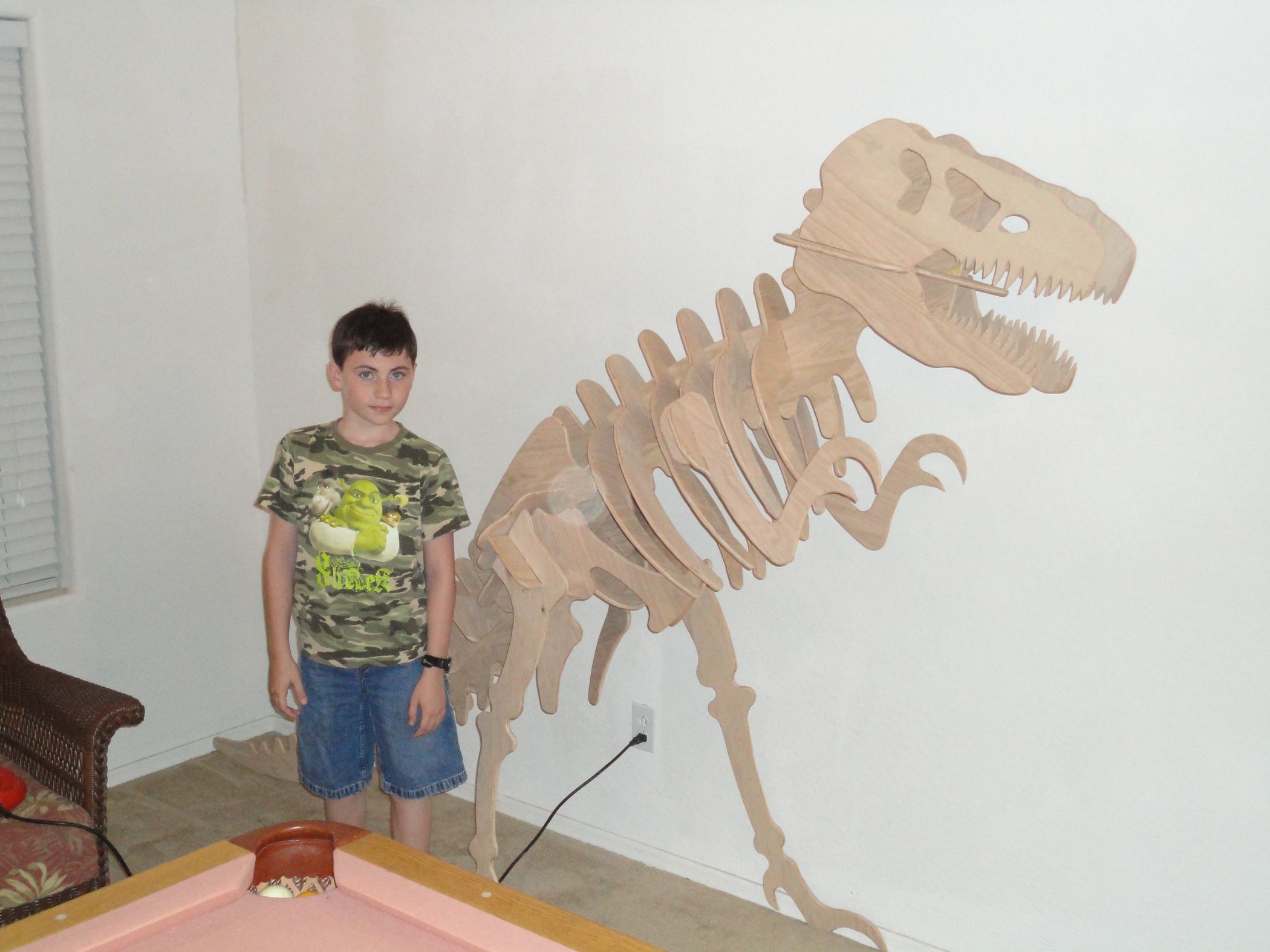 Build a 6'-0" Tall Wooden T-Rex Model : 7 Steps (with Pictures ...