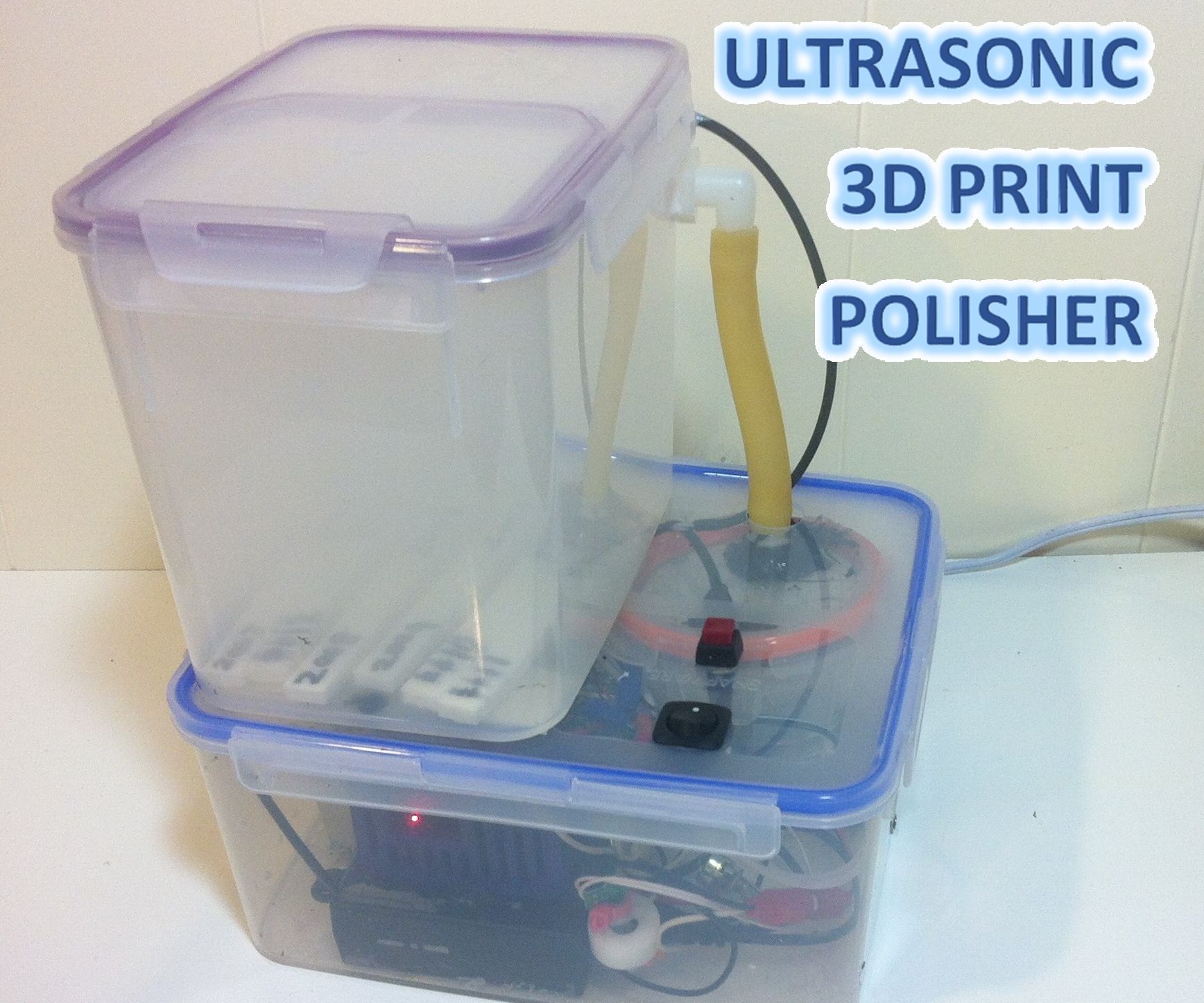 Automated Ultrasonic Misting 3D Print Polisher PRO : 9 Steps (with ...