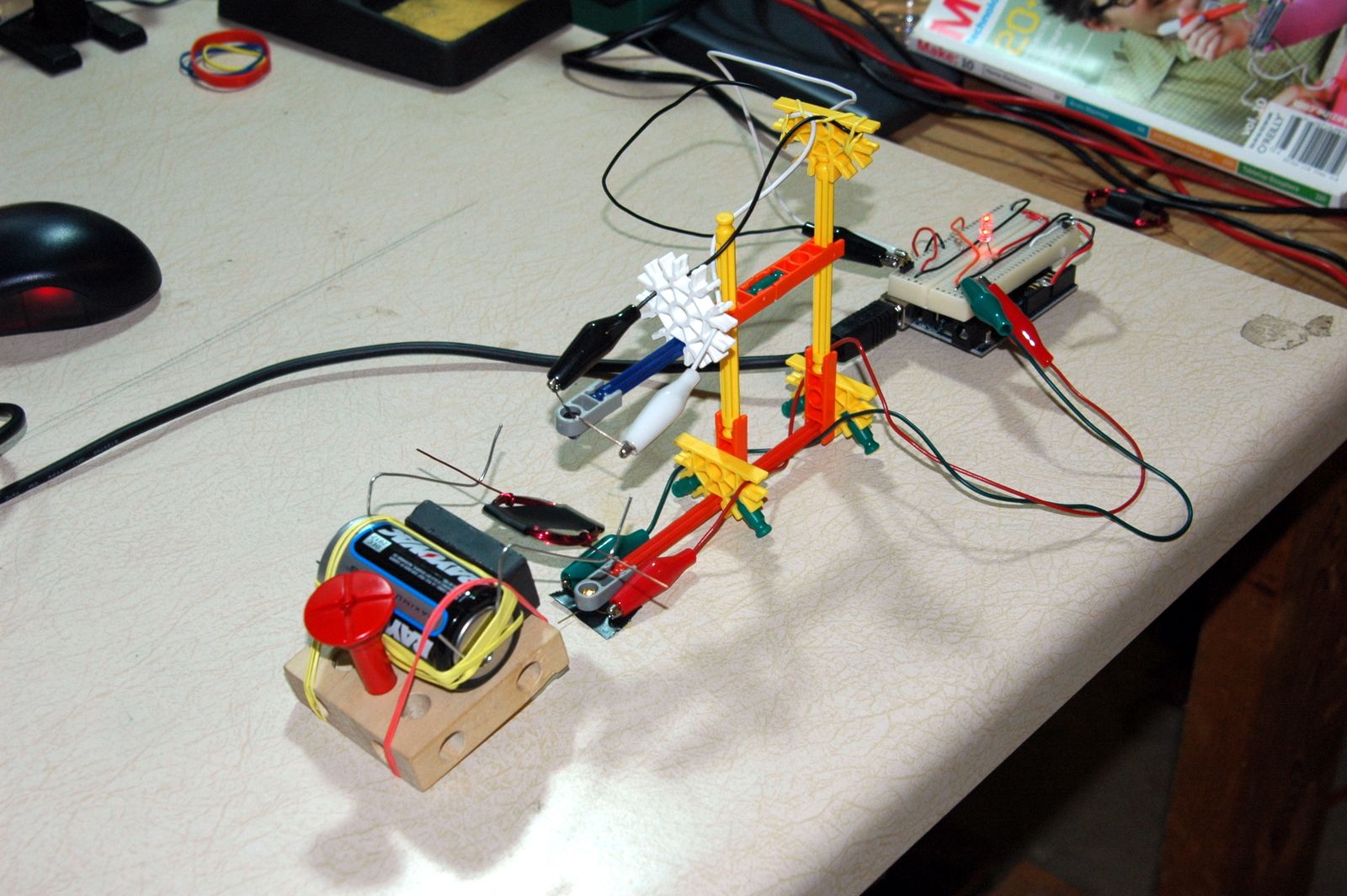Arduino-Based Optical Tachometer : 6 Steps (with Pictures) - Instructables
