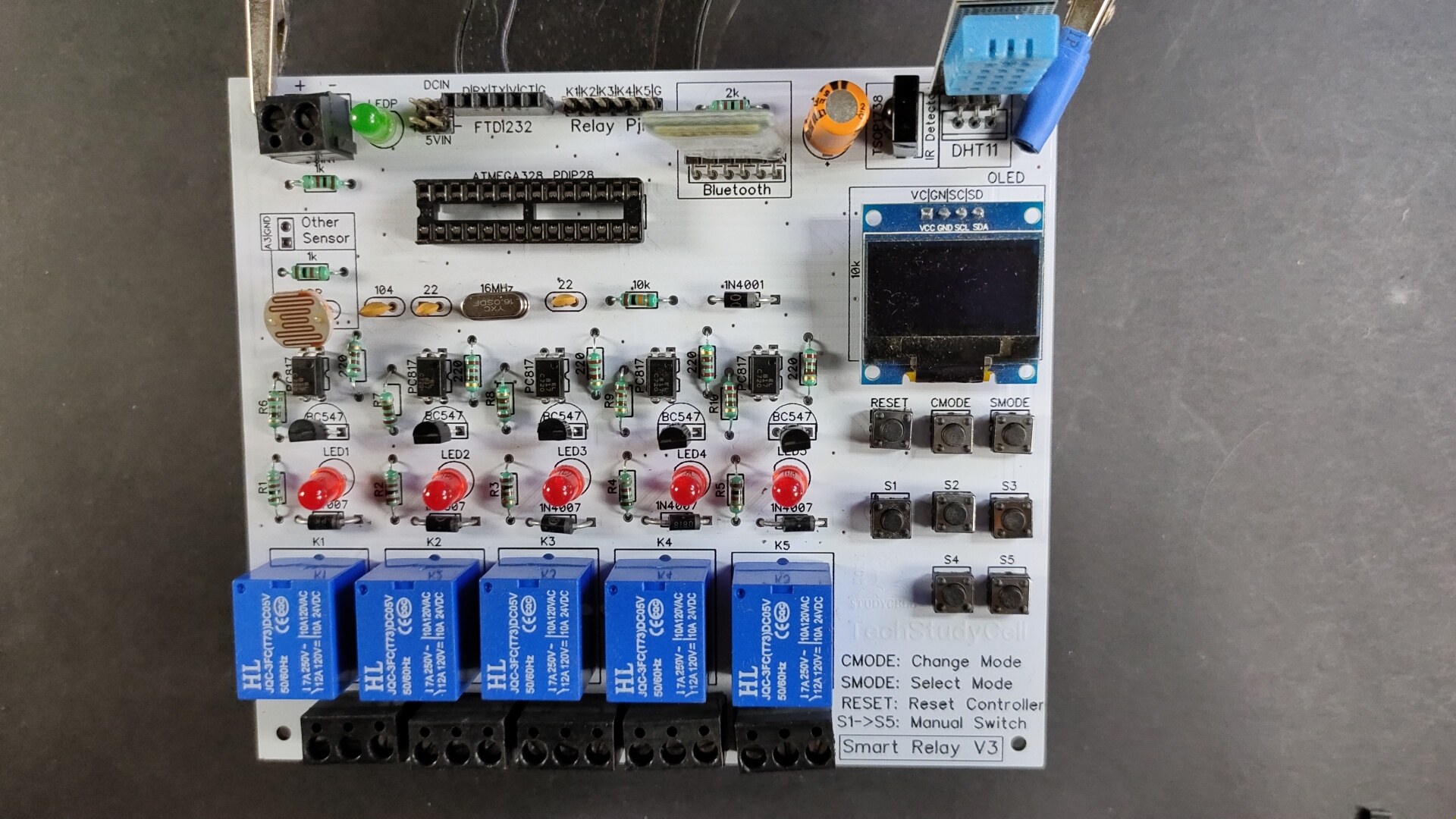How To Make Smart Home Using Arduino Control Relay Module Trybotics 7091