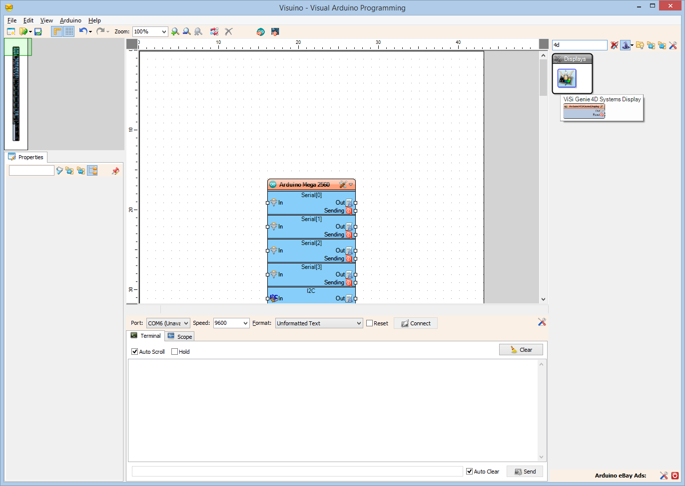 Arduino and Visuino: Connect 4D Systems ViSi Genie Smart Touchscreen ...