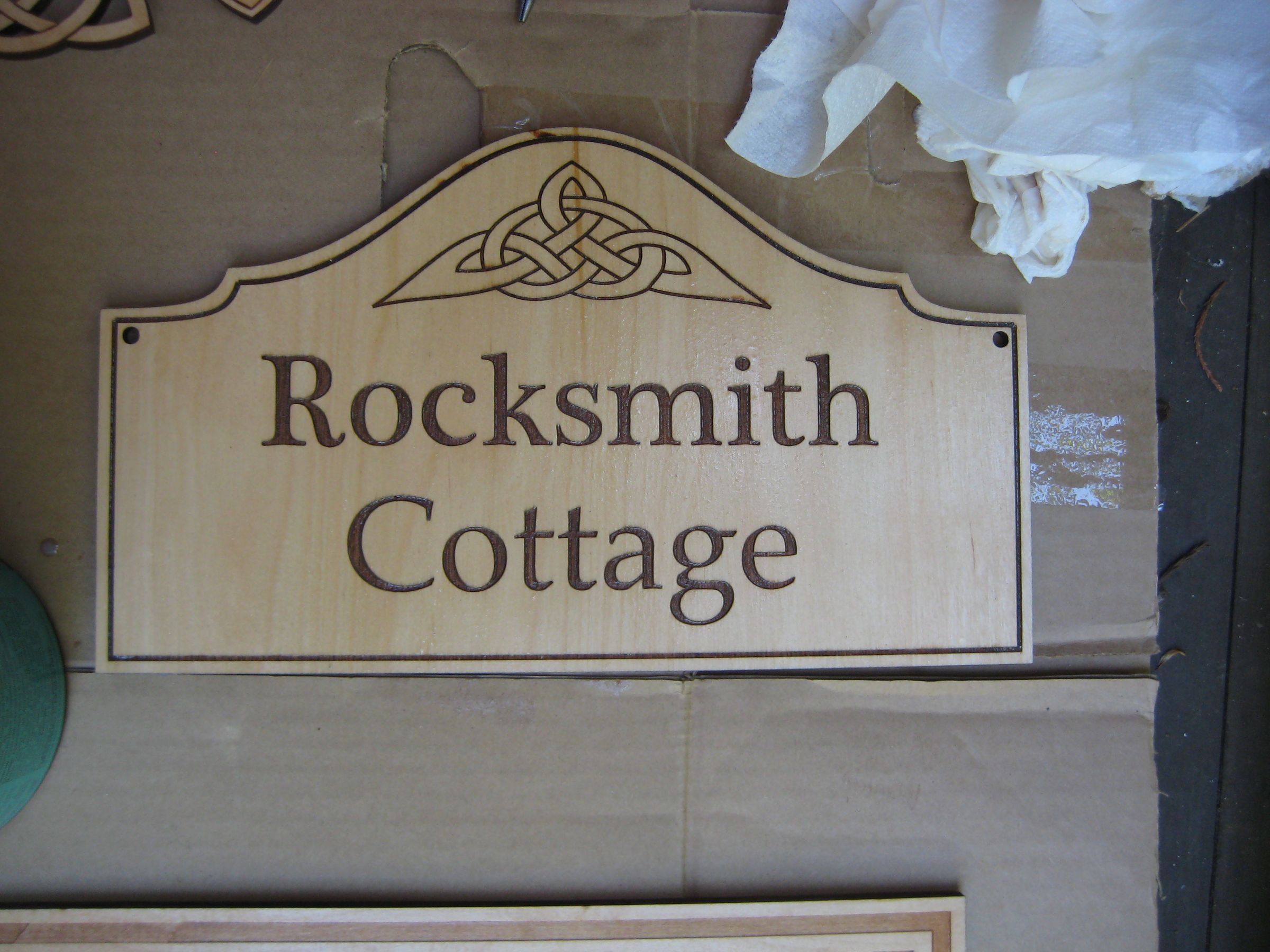 Laser Cut House Sign - Instructables