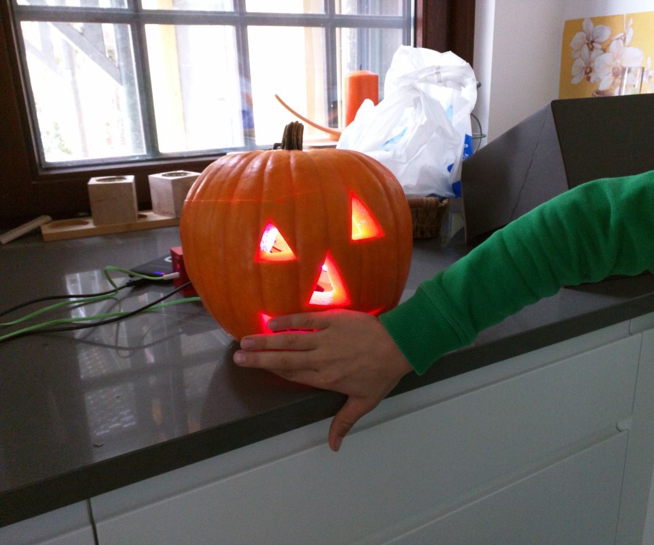arduino-powered pumpkin DIY Project - Step-by-Step DIY Project | FindingDIY