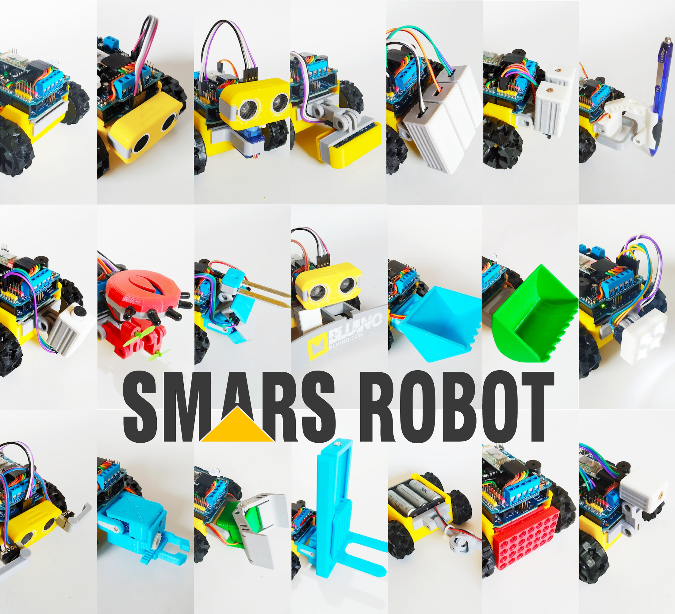 How to Build SMARS Robot - Arduino Smart Robot Tank Bluetooth : 16 ...