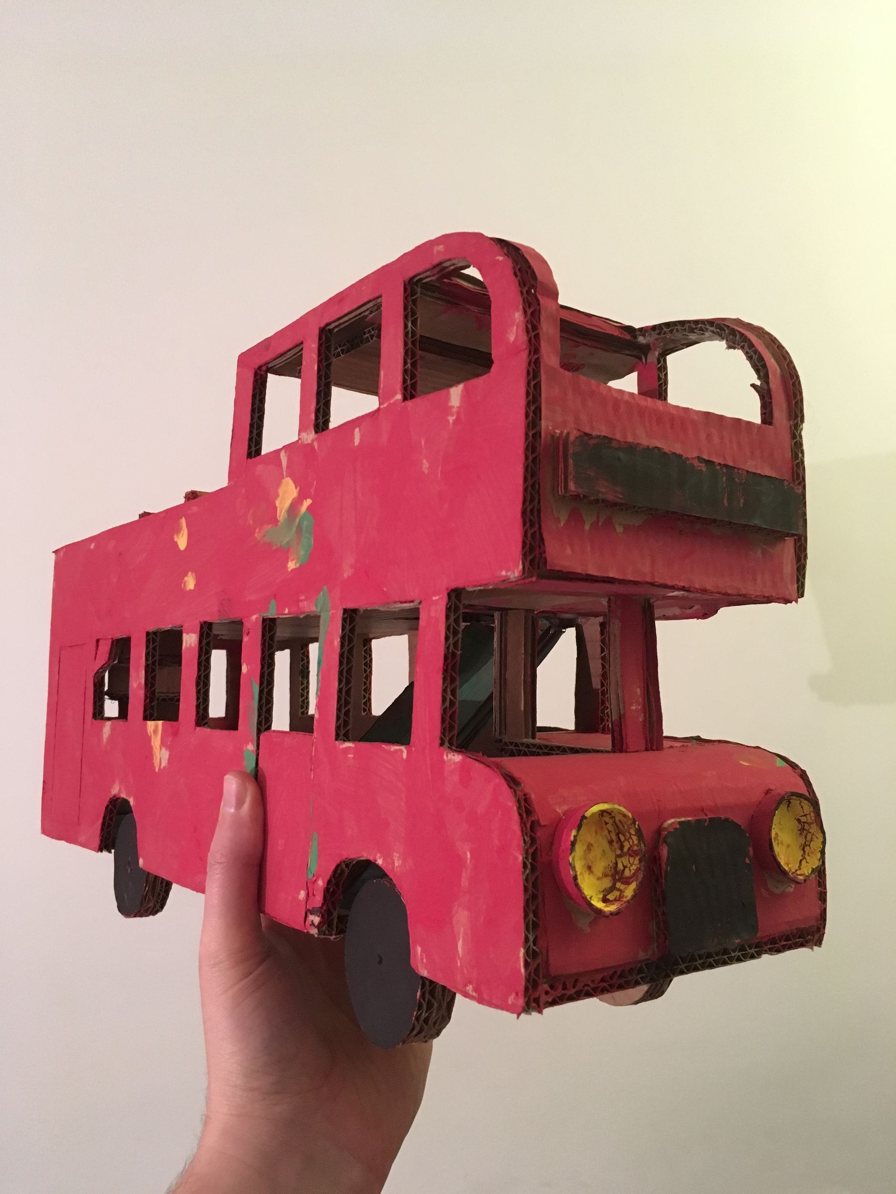 Cardboard Box Bus - for a Toy Ride : 16 Steps (with Pictures ...
