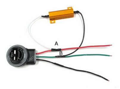 How to Install Load Resistors for LED Turn Signal Lights : 6 Steps ...