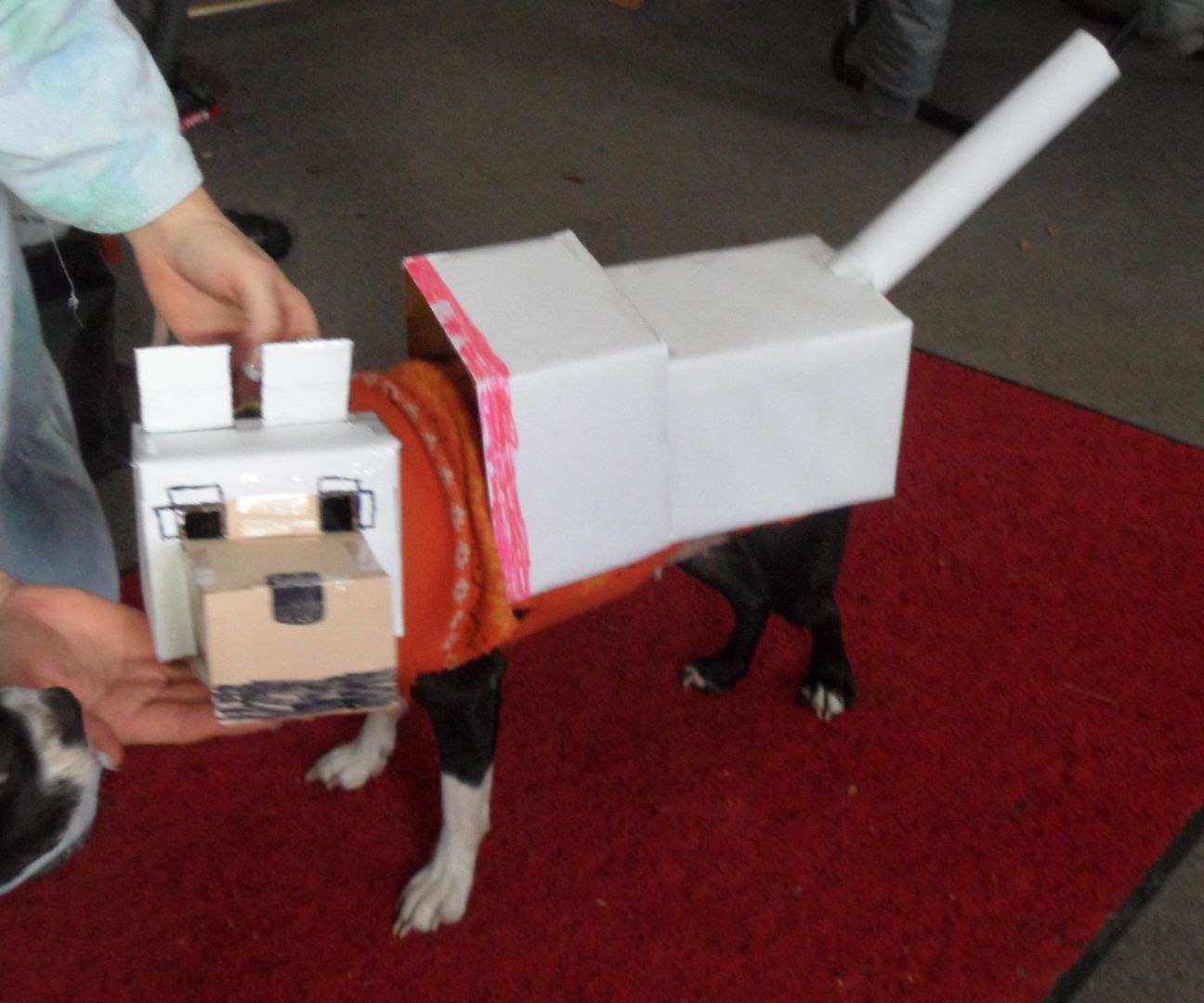 How to Make a Minecraft Wolf Dog Costume : 7 Steps - Instructables