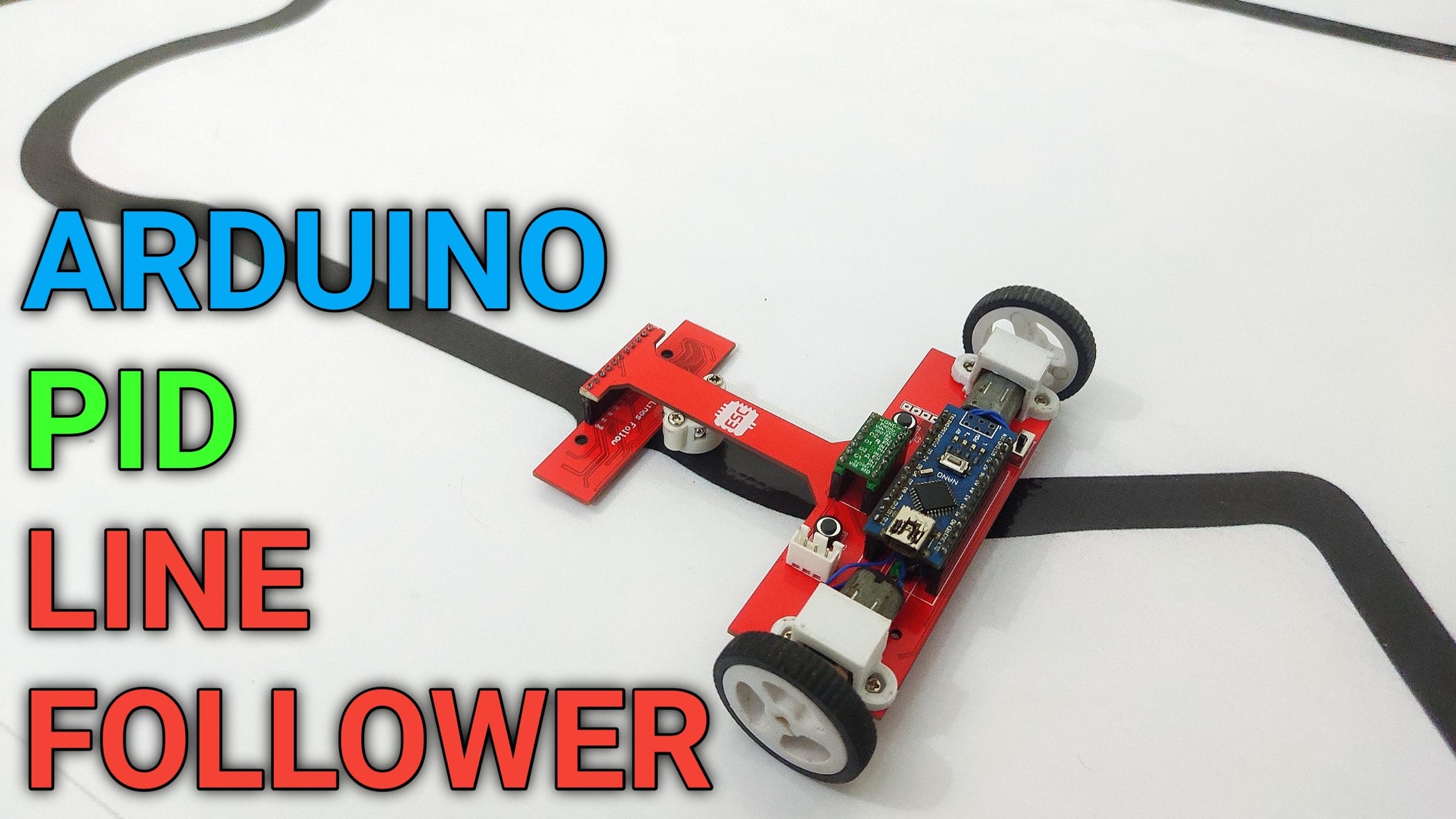 Pid Line Follower Robot Using Arduino Nano 6 Steps With Pictures Instructables