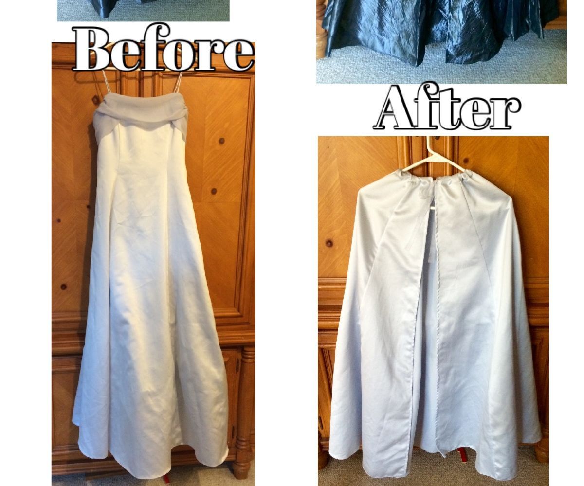 How to Make an Awesome Cloak From a Dress or Skirt : 5 Steps (with ...