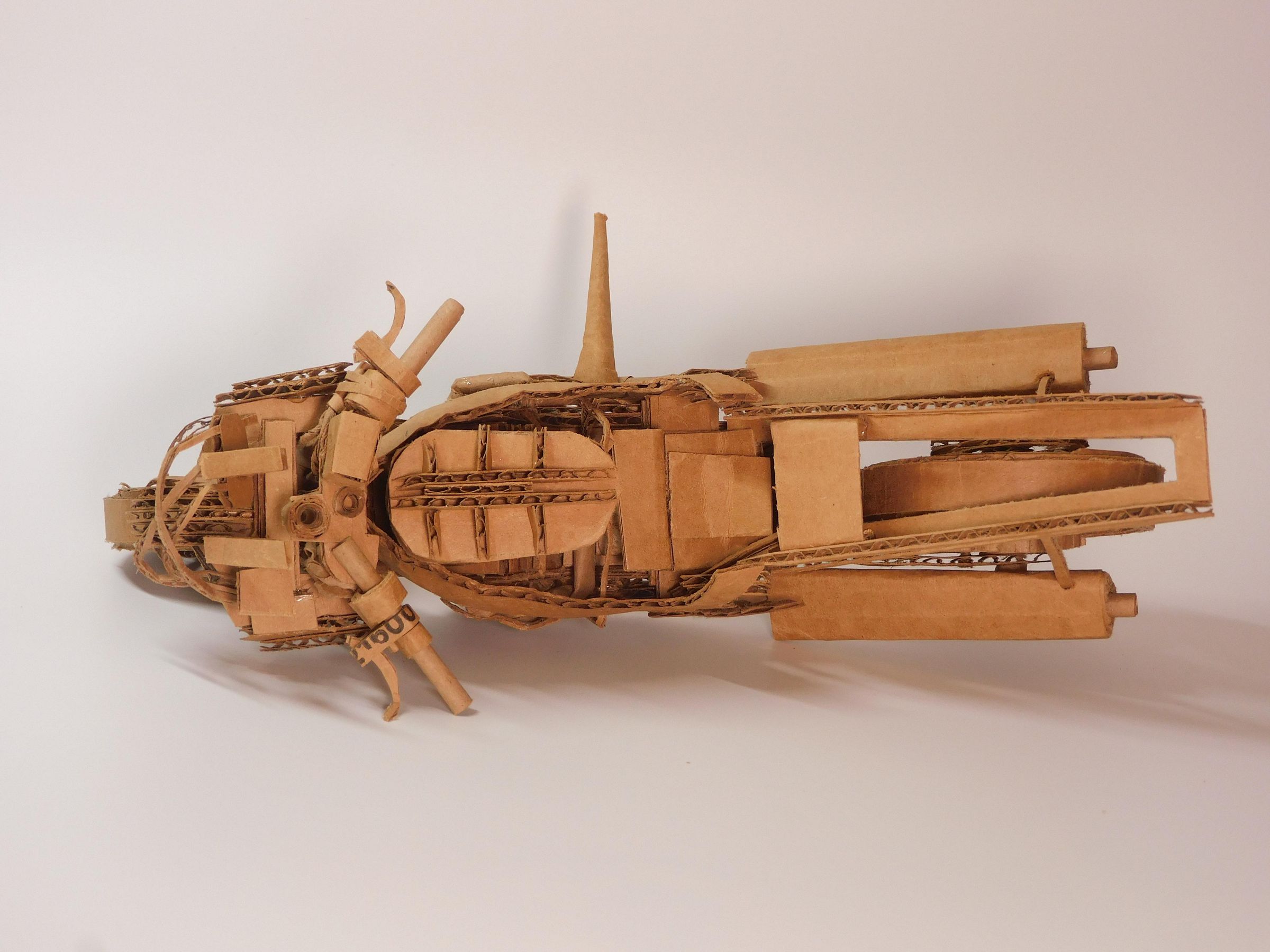 Cardboard Suzuki Hayabusa Chassis : 17 Steps (with Pictures ...