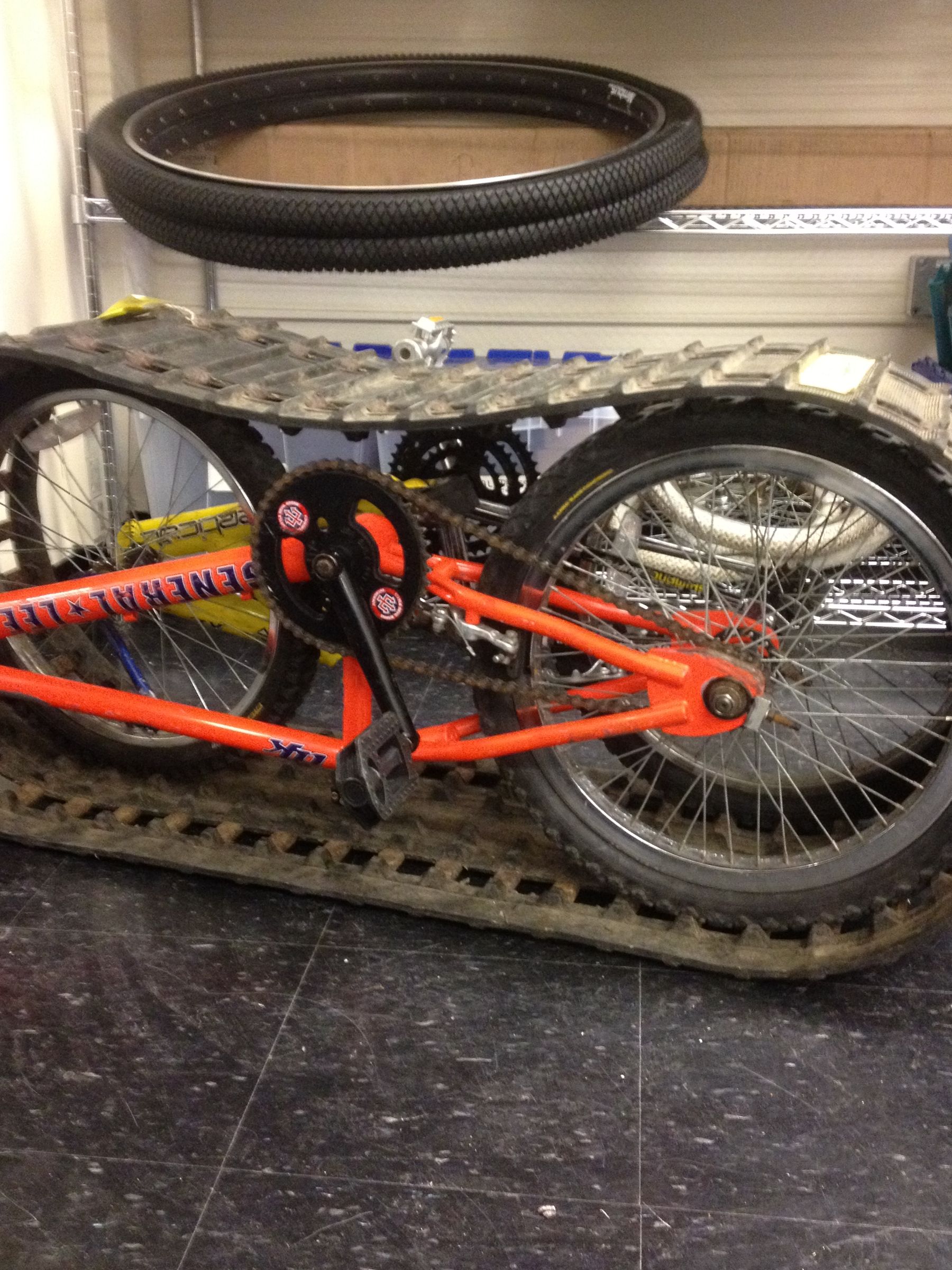 Build a Massive Snowmobile Tank Bike : 5 Steps (with Pictures ...