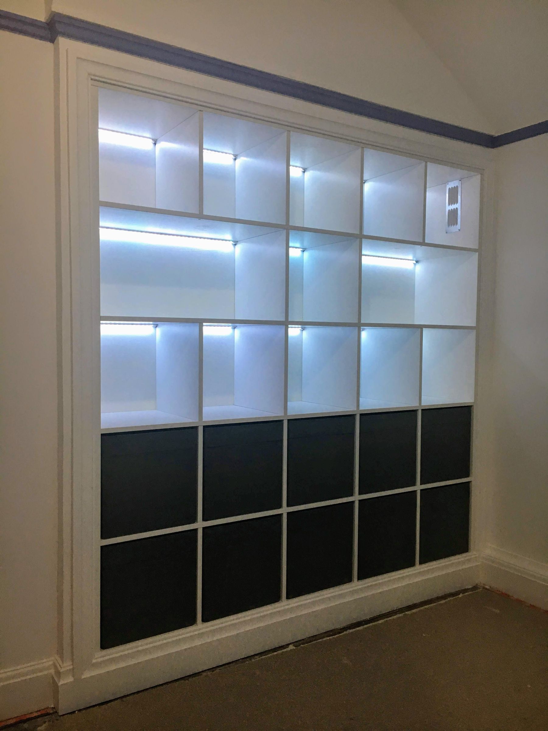 Old Storage Makeover Using Ikea Kallax 5x5 Unit : 5 Steps (with ...