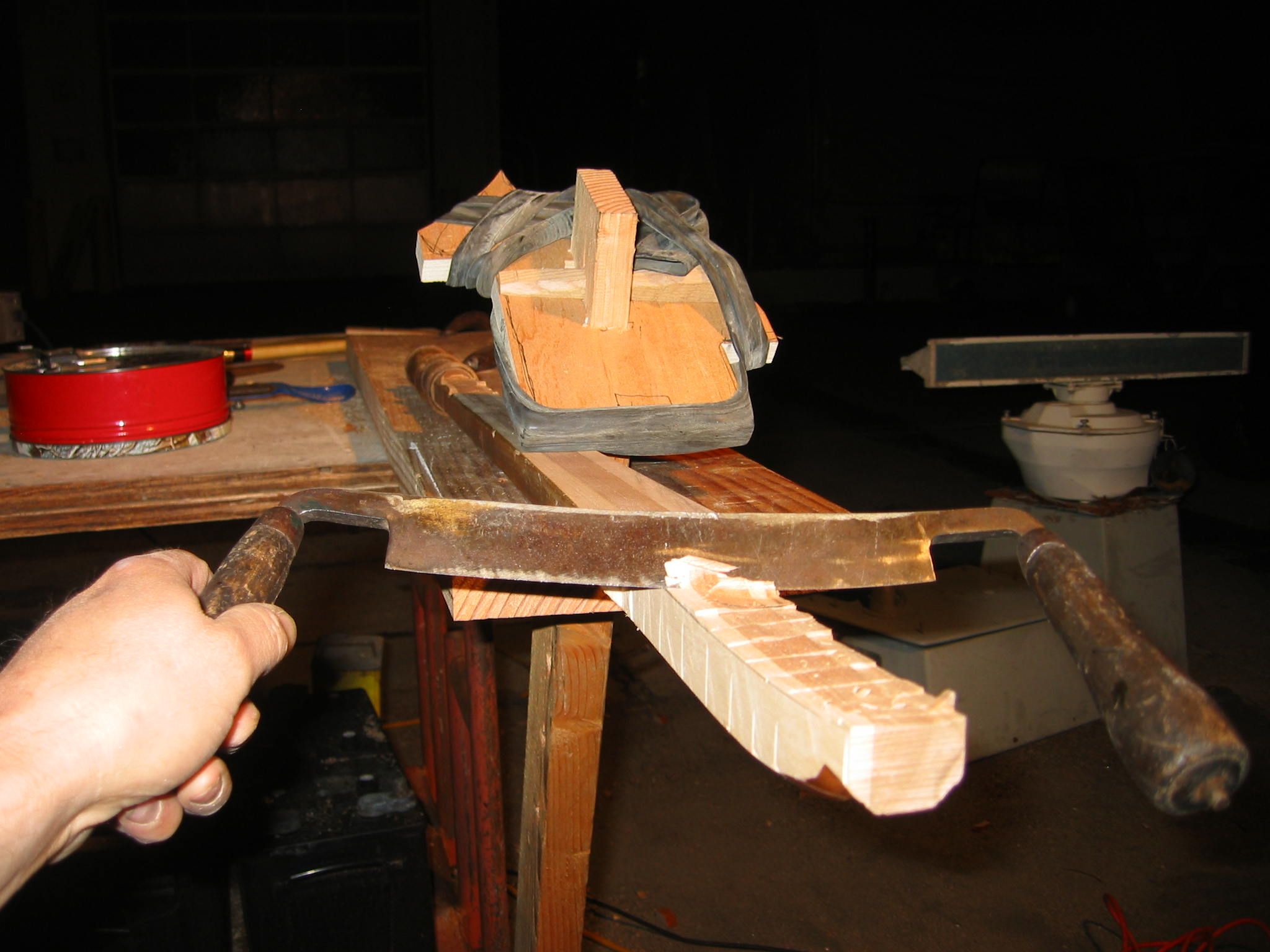 Cookie Tin Banjo Part 4: Bed Post Banjo : 16 Steps (with Pictures ...