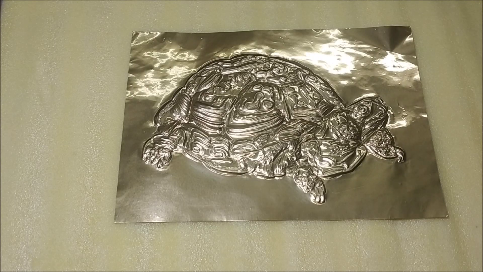 How to Make Turtle Embossed Painting|Metal Art : 4 Steps - Instructables