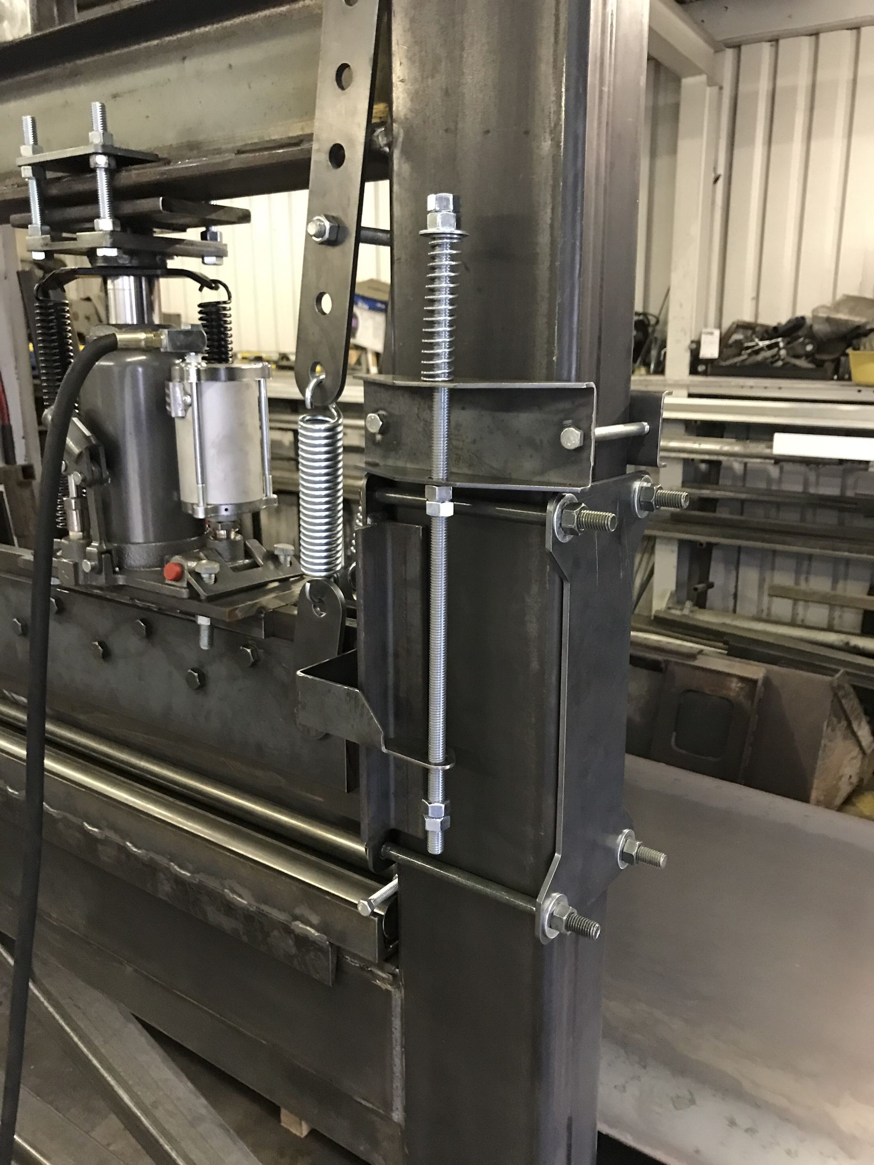 Building a 40 Ton Hydraulic Press Brake Machine : 21 Steps (with ...