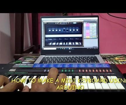 arduino easy midi keyboard DIY Project to Discover - FindingDIY