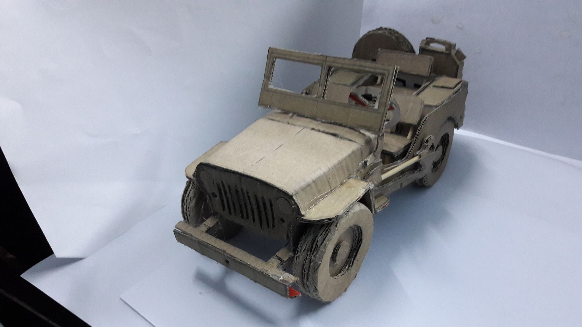 Jeep Willys Mb Cardboard Model : 5 Steps - Instructables