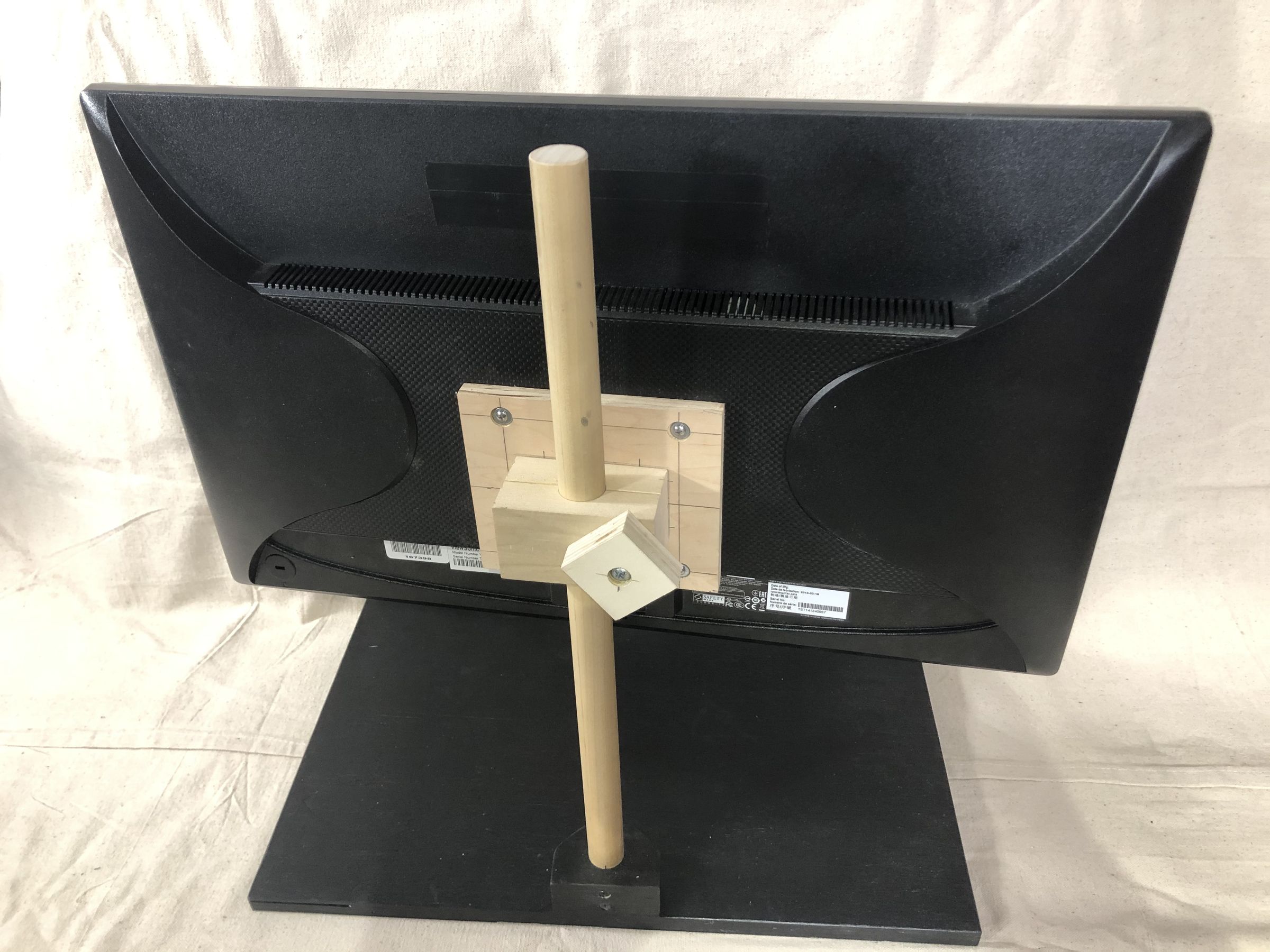 Wooden Adjustable Height Monitor Stand : 8 Steps (with Pictures ...