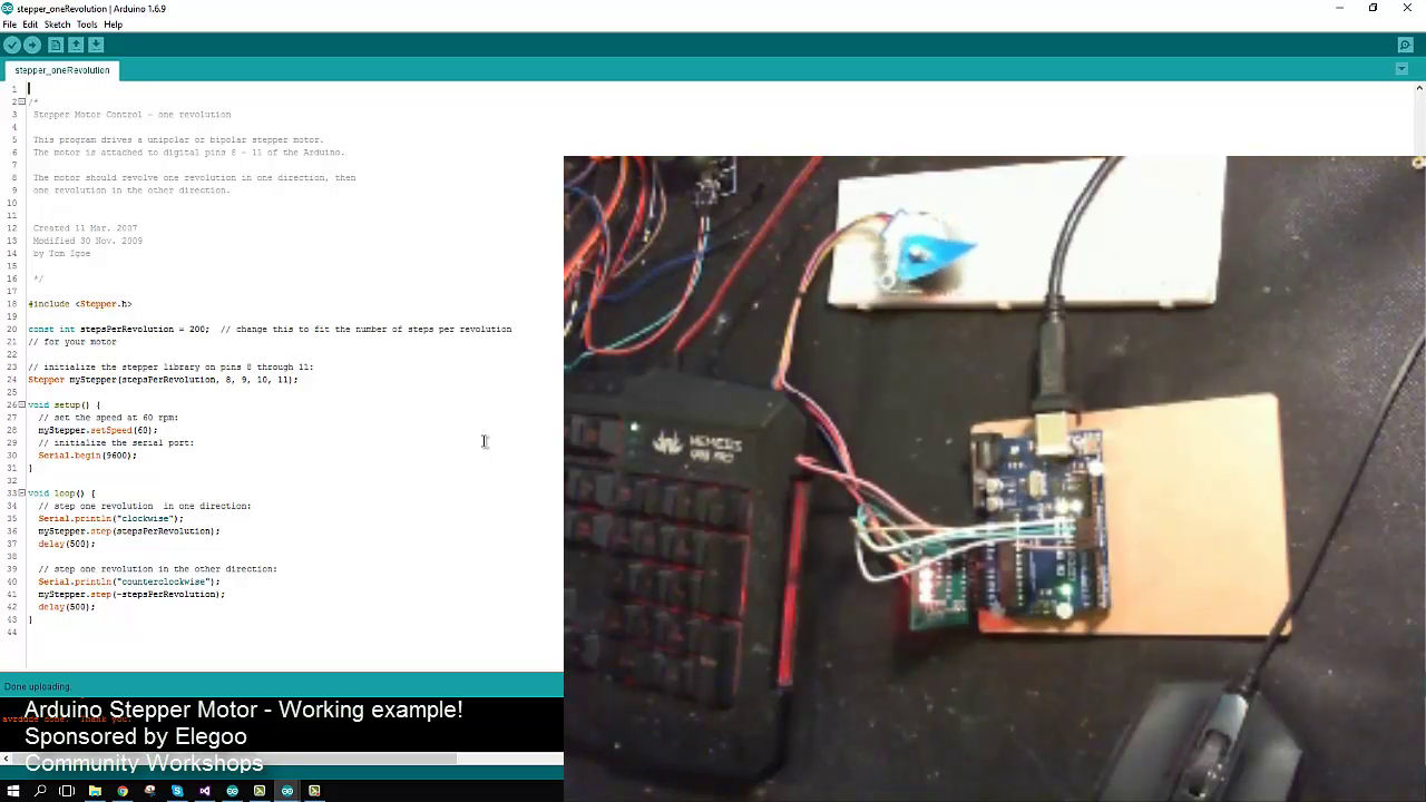 Arduino: Stepper Motor Example Sketch Fixed : 5 Steps - Instructables