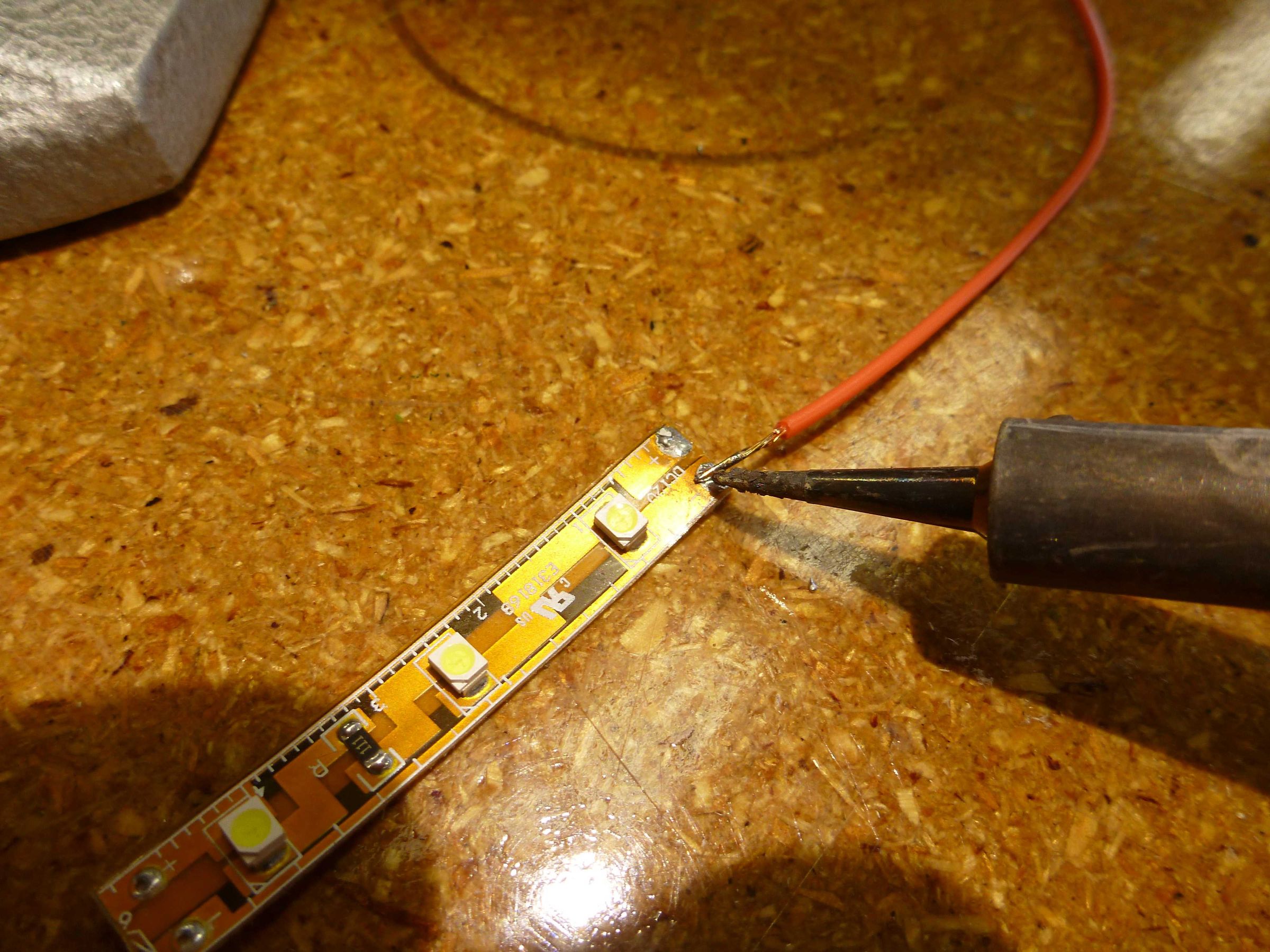 How to Solder Wires Onto a Common LED Strip - Instructables