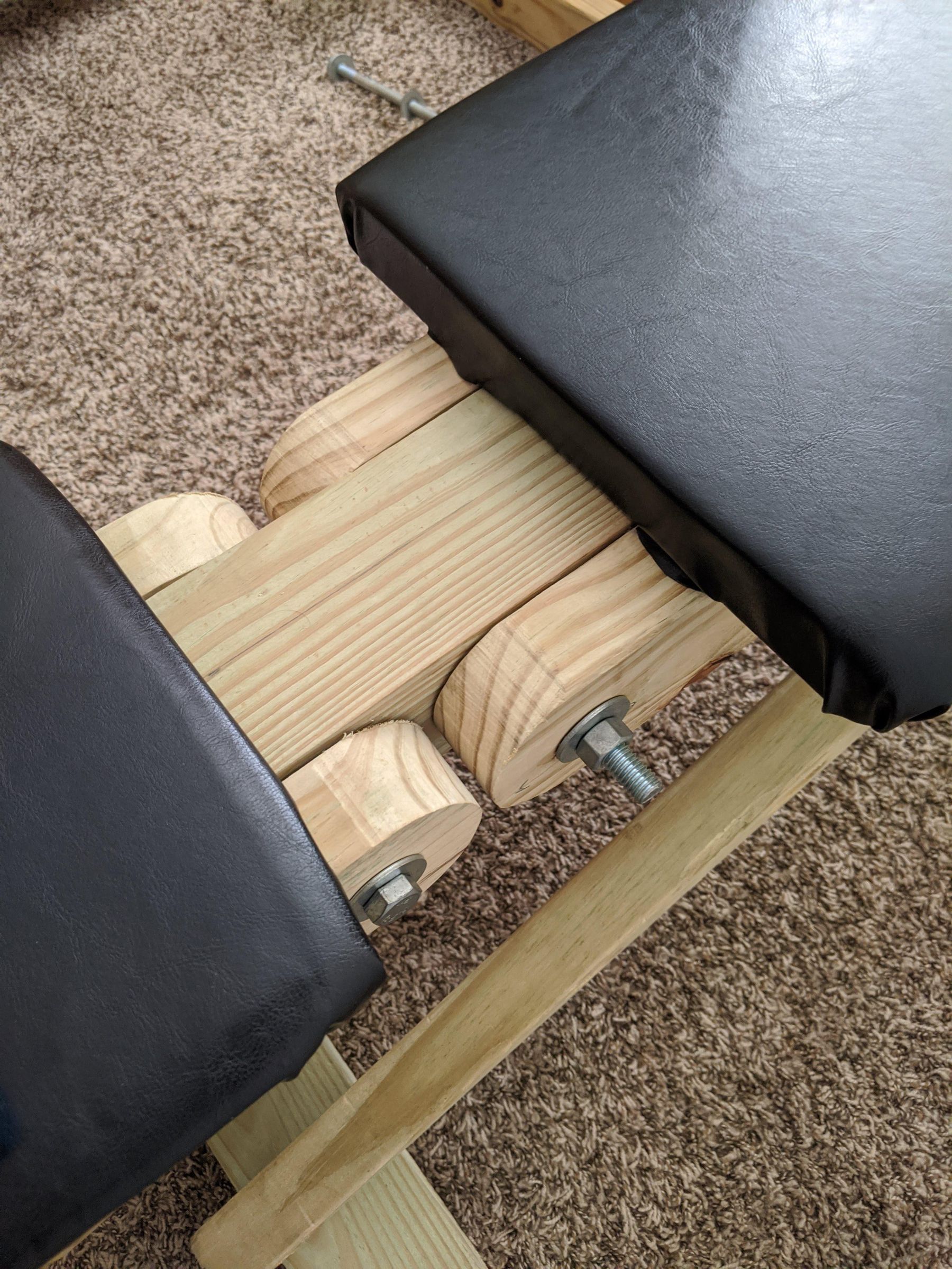 DIY Adjustable Wooden Weightlifting Bench : 12 Steps (with Pictures ...