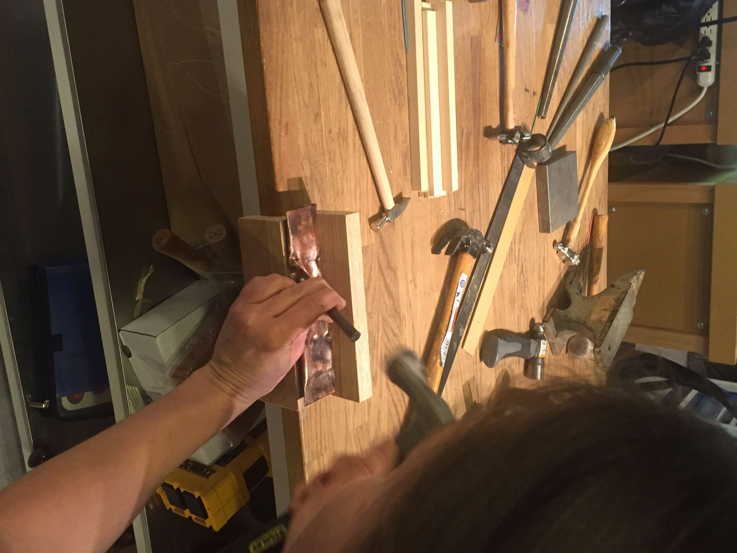 Forged Repurposed Copper Pipe Cuff : 6 Steps (with Pictures ...