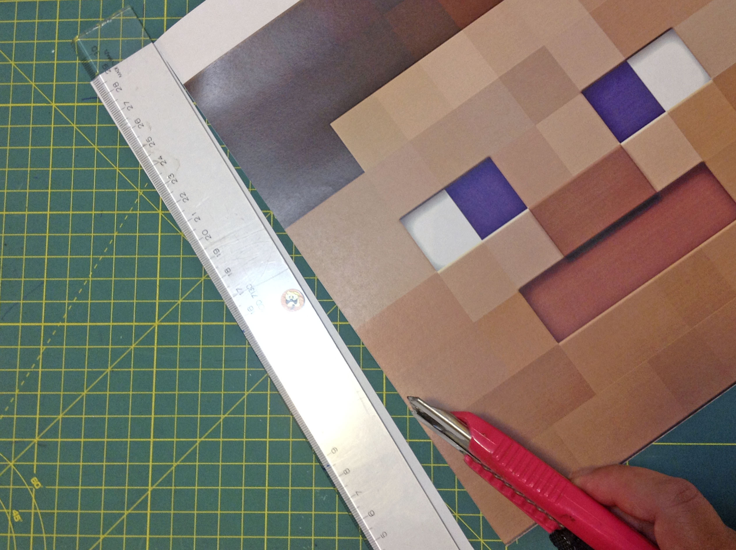 Minecraft Mask - Easy, Fast and Cheap : 4 Steps (with Pictures ...