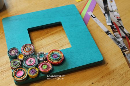 Upcycled Rolled Paper Frame! : 5 Steps (with Pictures) - Instructables