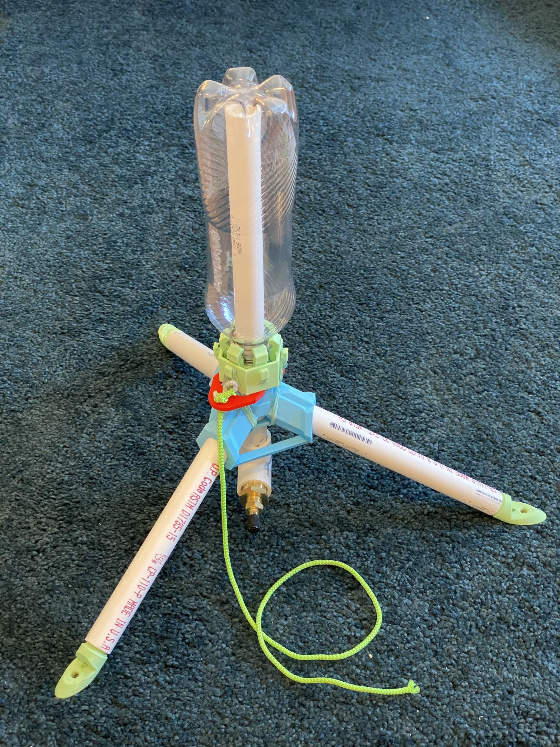 3D Printed Bottle Rocket Launcher (OLD BETA VERSION) : 9 Steps (with ...