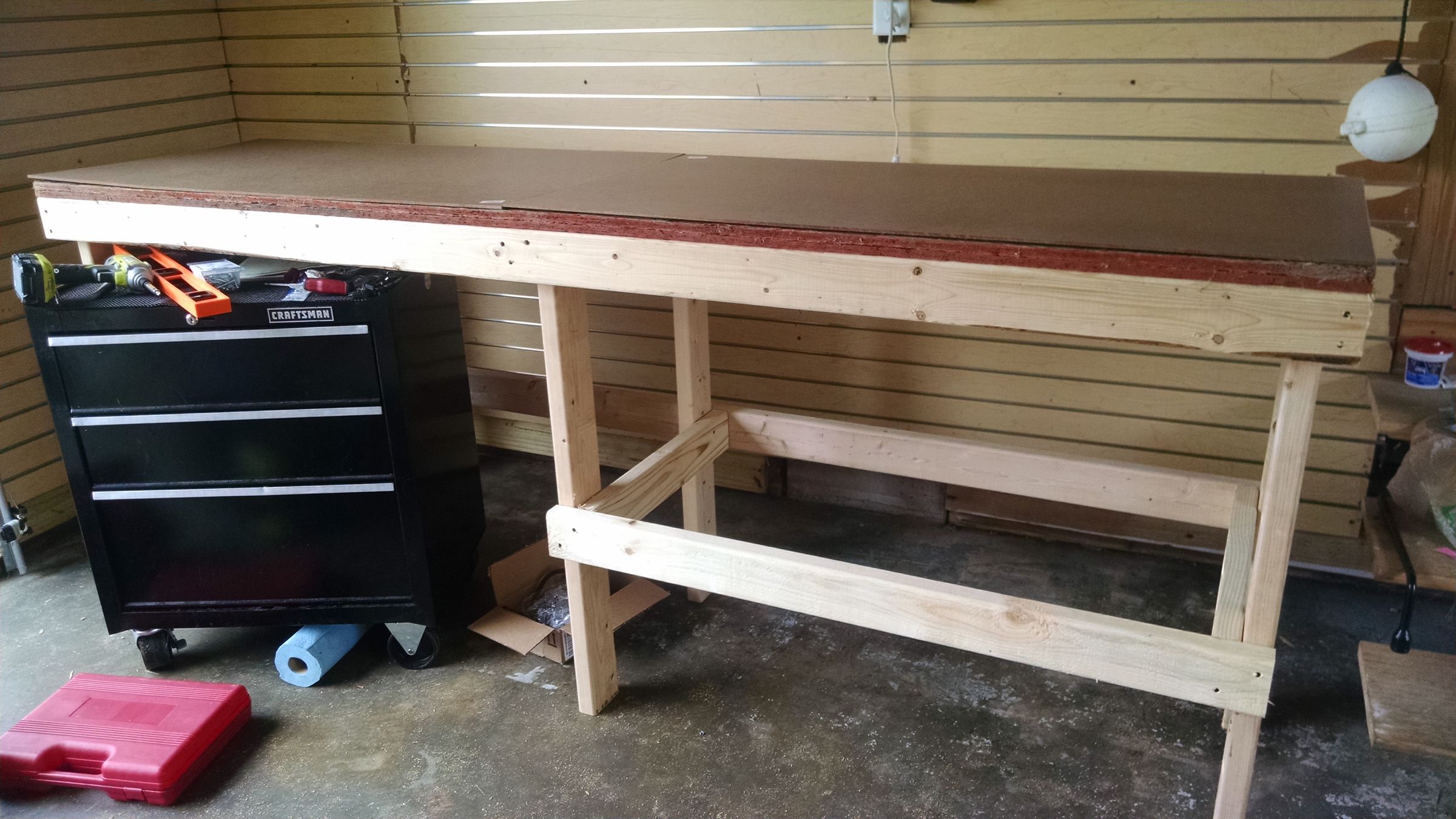Garage Workbench : 5 Steps (with Pictures) - Instructables