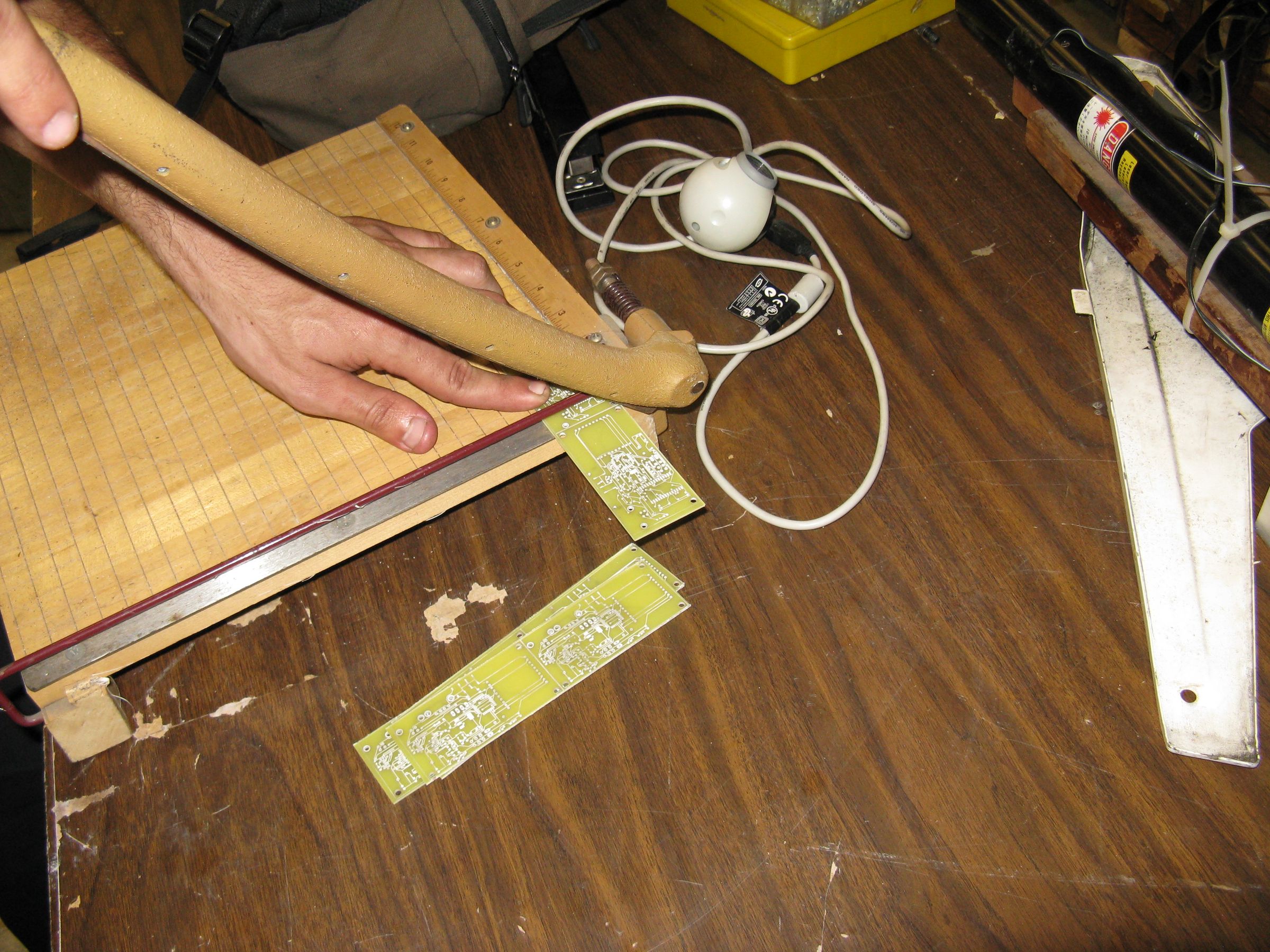 Cut Circuit Boards With a Paper Cutter - Instructables