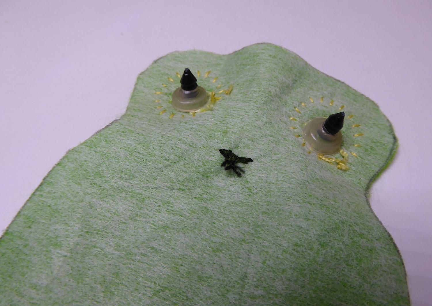 Cute Felt Frog Pal Wire Form Posable Sculpture : 11 Steps (with ...