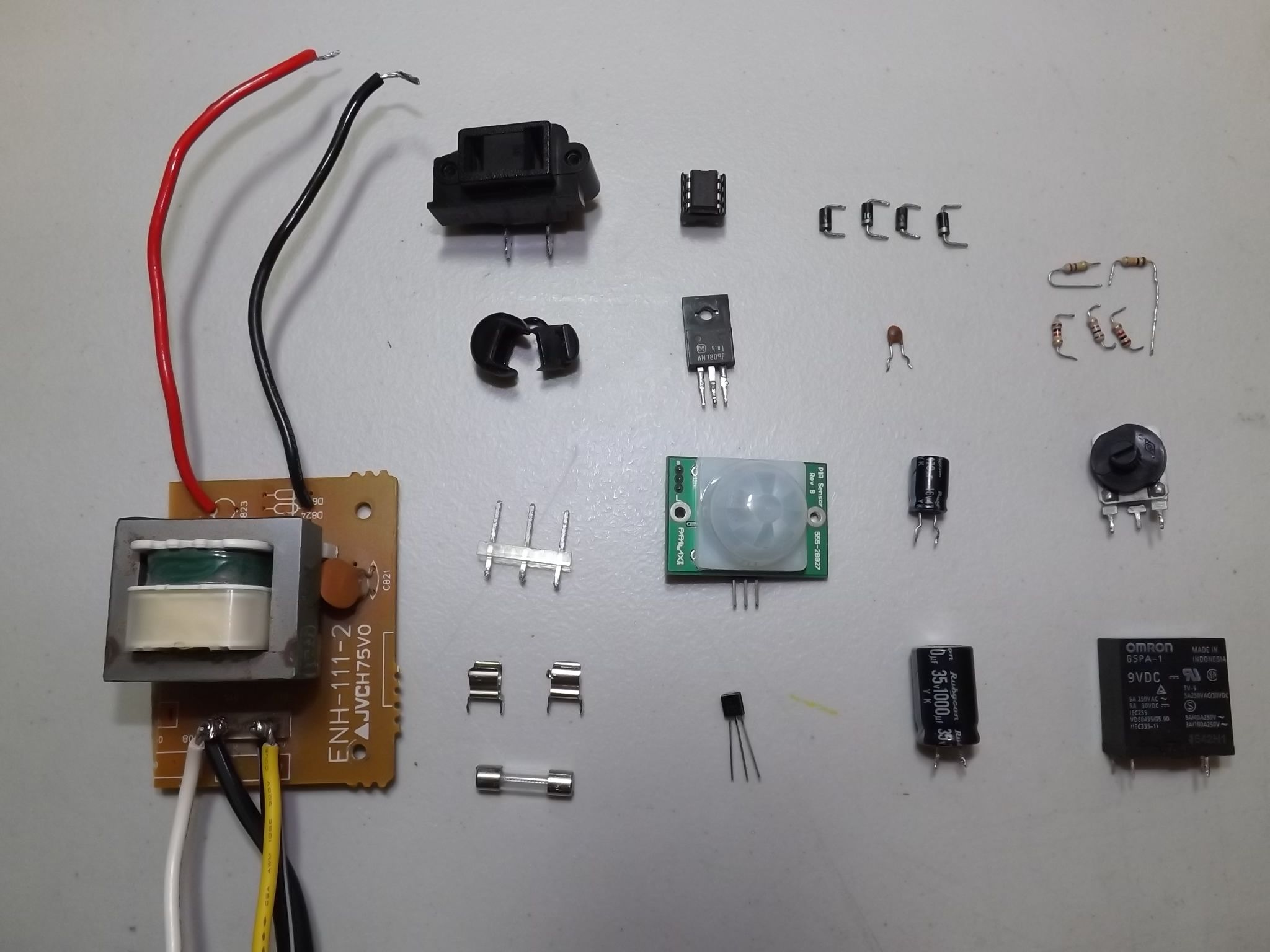 Motion Activated AC Switch : 8 Steps (with Pictures) - Instructables