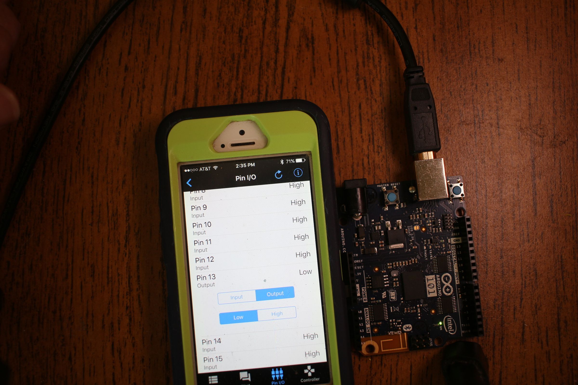 Using Adafruit Bluefruit App With Arduino 101 : 5 Steps (with Pictures ...