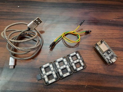 RGB 7 Segment Display Using Neo Pixel Led : 15 Steps - Instructables