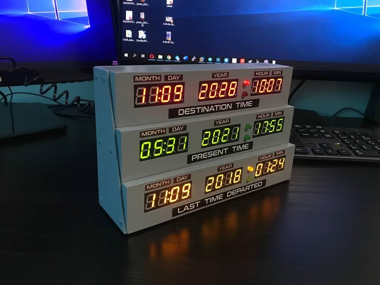 Futuristic Clock BTTF Style : 14 Steps (with Pictures) - Instructables