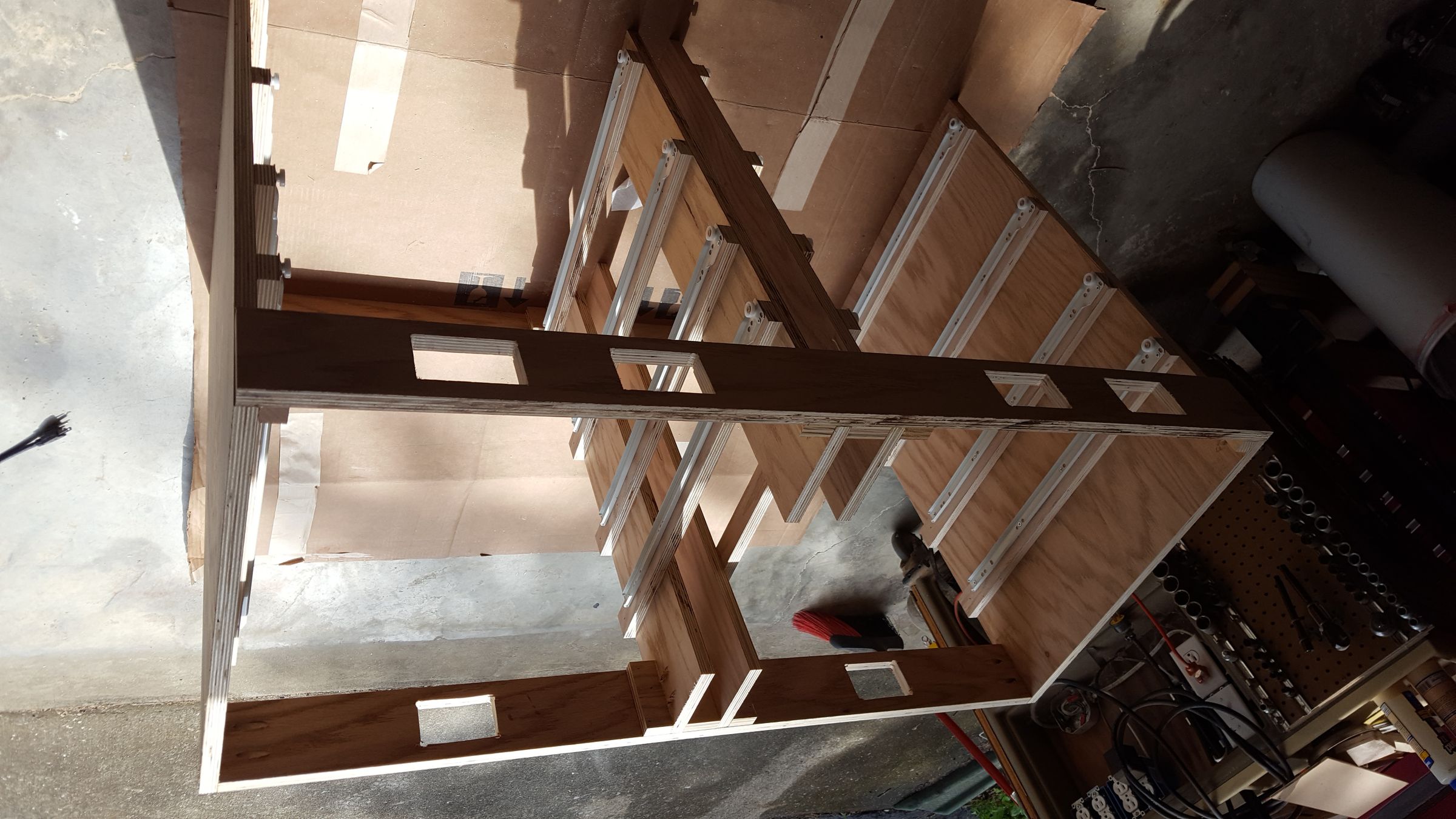 Workbench With Drawers, Power, and Wood Vise : 15 Steps (with Pictures ...