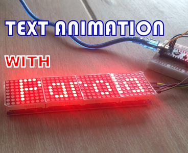 Create Text Animations on 8x8 Dot Matrixes With Parola Library for ...