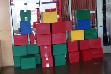 Giant Cardboard LEGO Blocks : 8 Steps (with Pictures) - Instructables