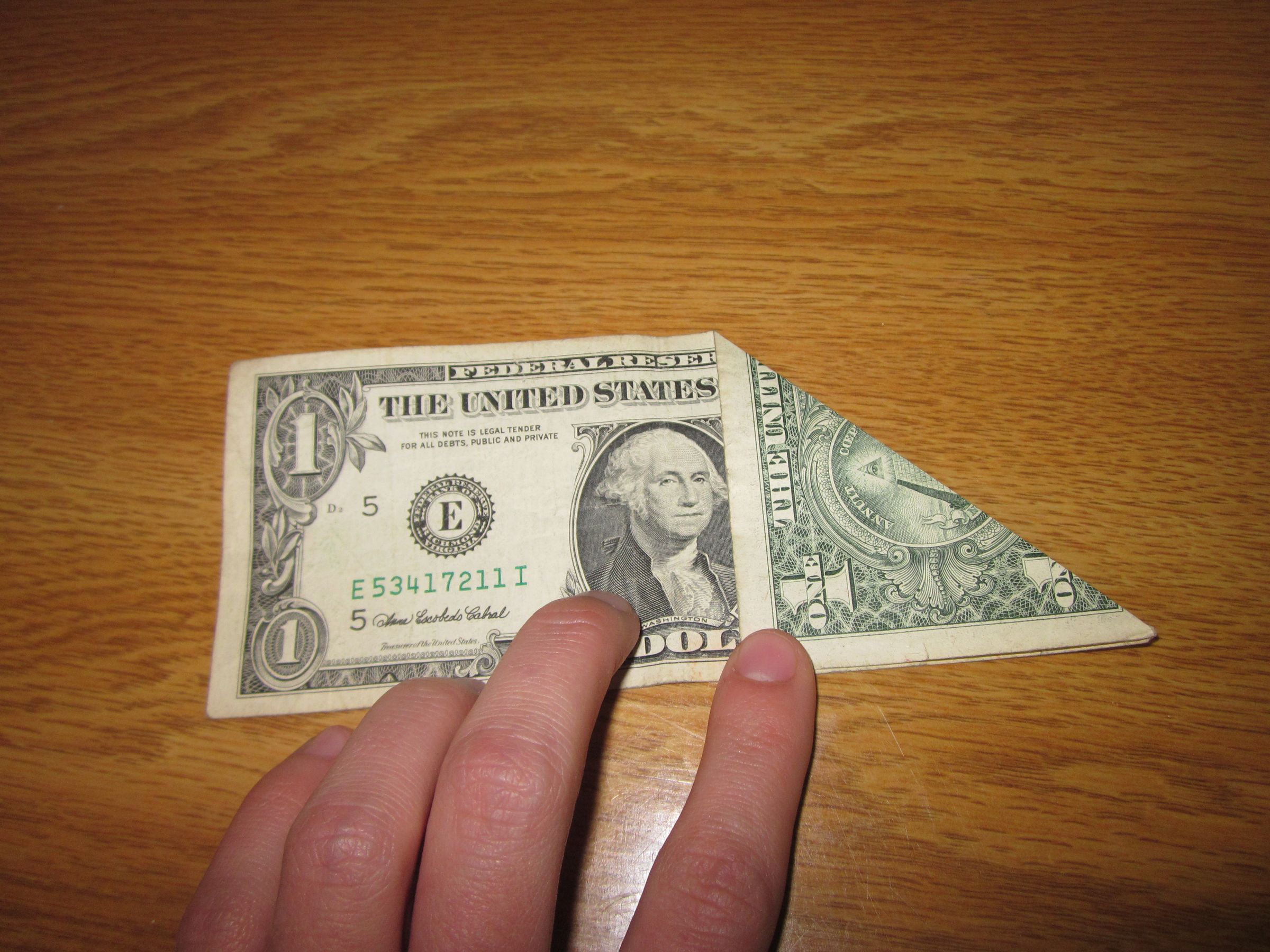 Dollar Origami 24 Steps Instructables