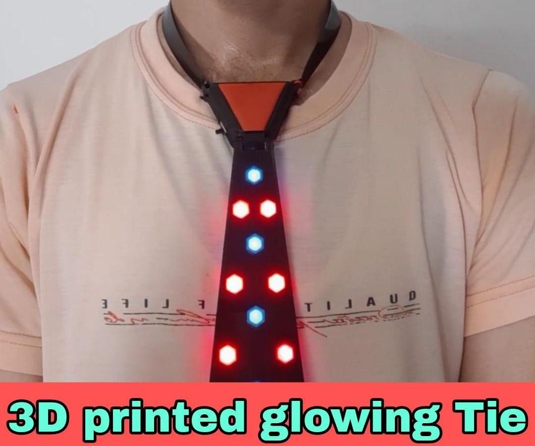 3D Printed Glowing Tie : 7 Steps (with Pictures) - Instructables