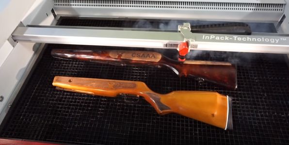 Laser Checkering Gun Stock - Instructables